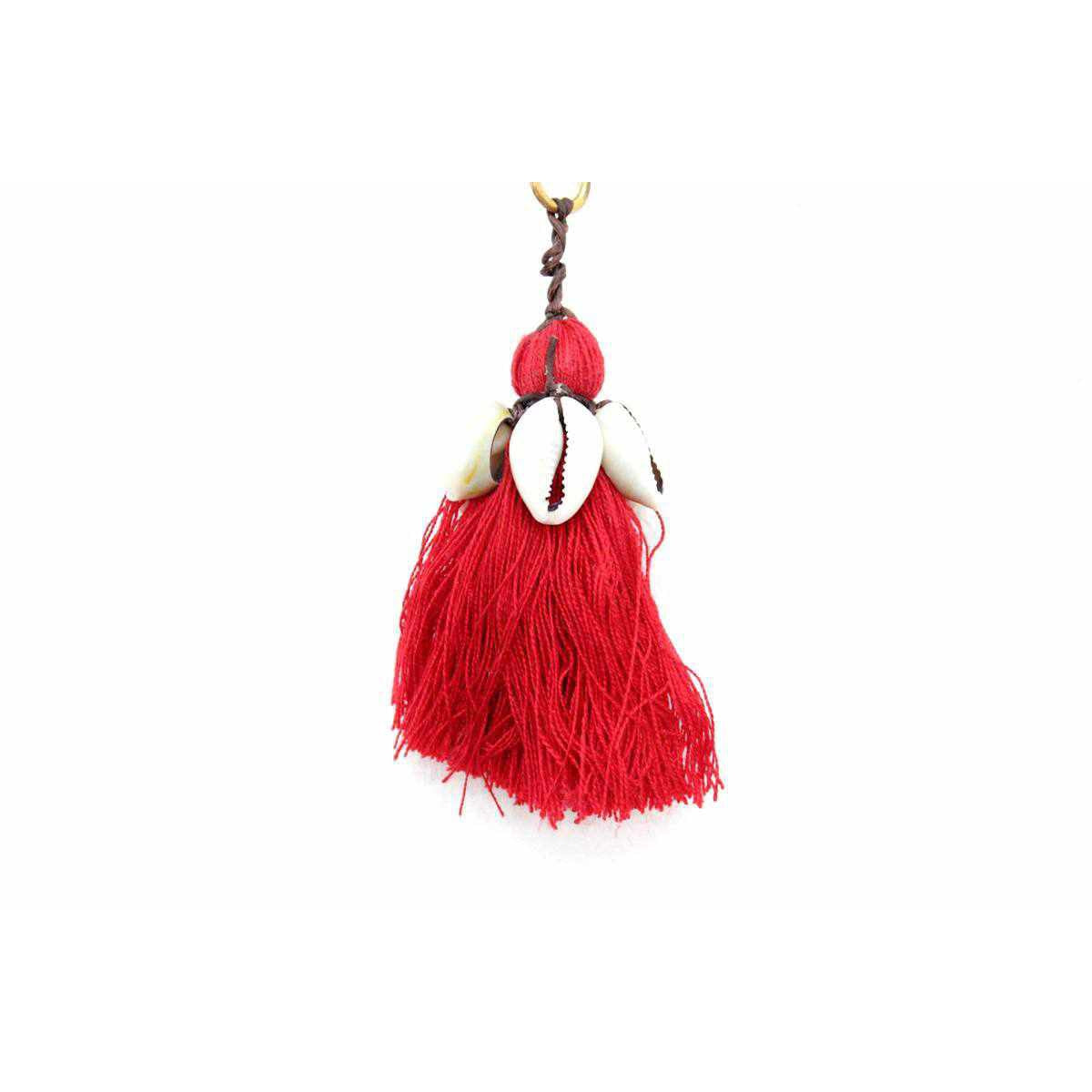 Tassel With Shells Boho Bag Charm Zipper Pull - Thailand – Lumily