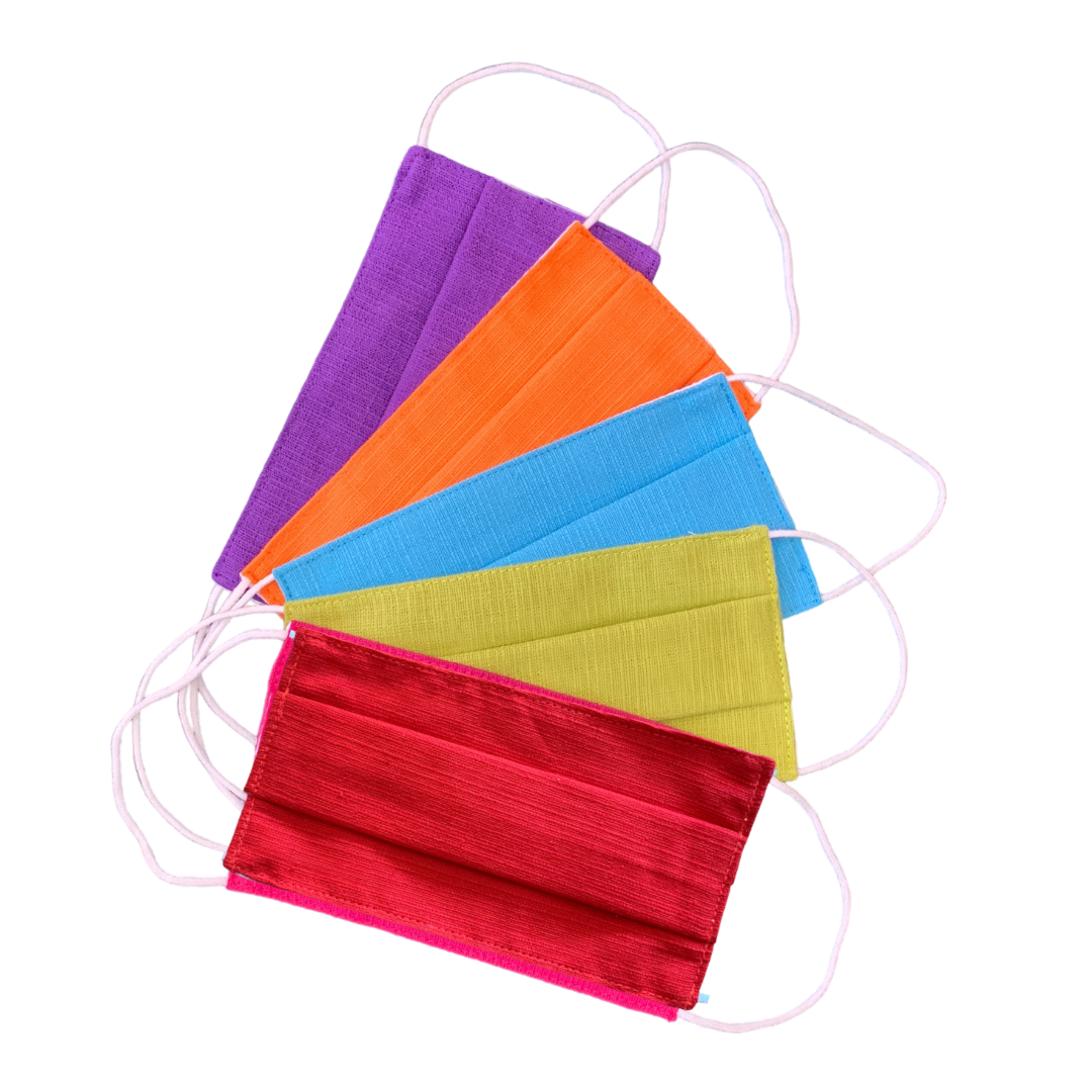 5-Pack Vida Reusable Pleated Face Mask - Thailand – Lumily