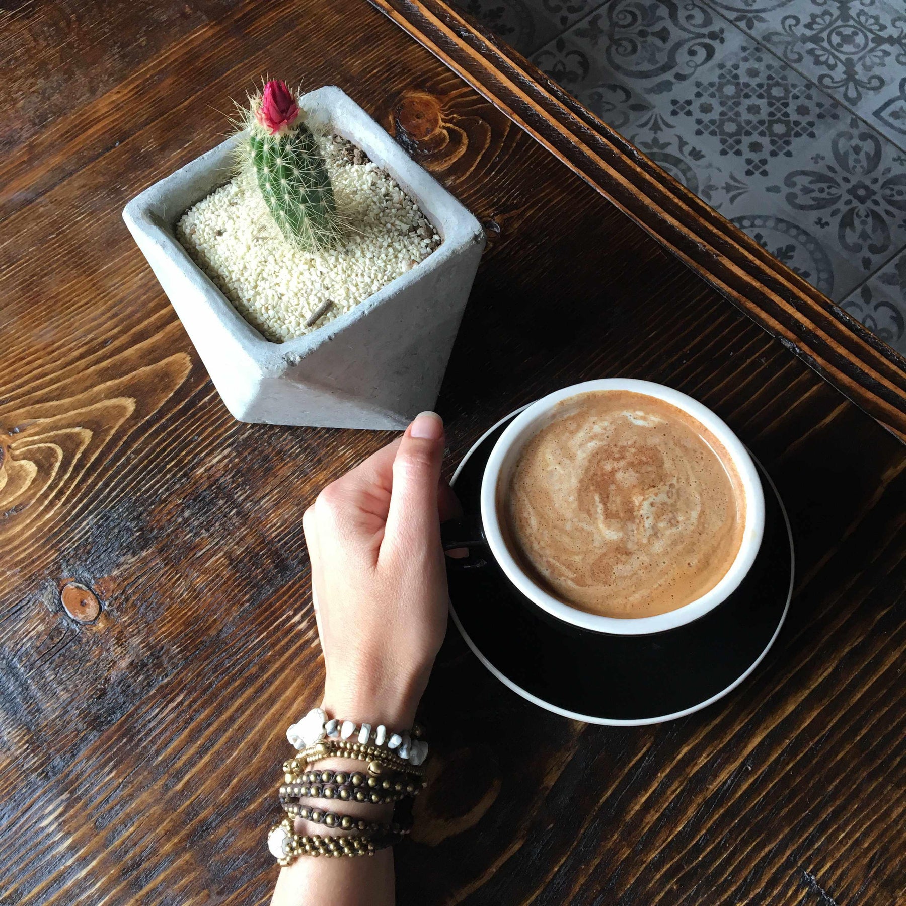 Cherish Hand Beaded Boho Bracelet from Hill Tribes of North Thailand ...