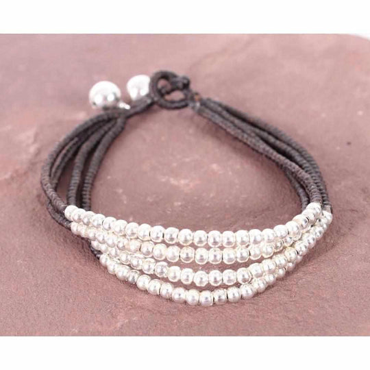 Cherish Hand Beaded Boho Bracelet from Hill Tribes of North Thailand ...