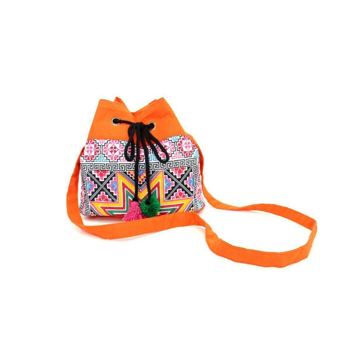 Star Hmong Embroidered Bucket Bag - Thailand – Lumily